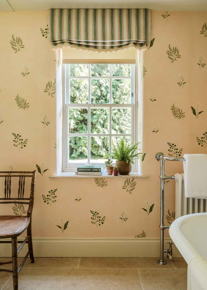 Herbarium Forest Wallpaper ~ Blush – Tess Newall