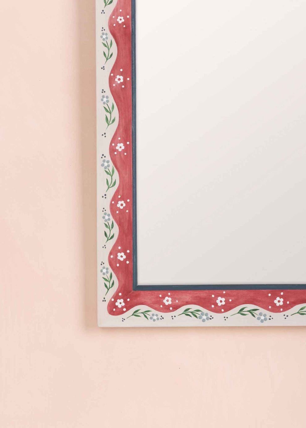May Mirror ~ Crimson, Large – Tess Newall