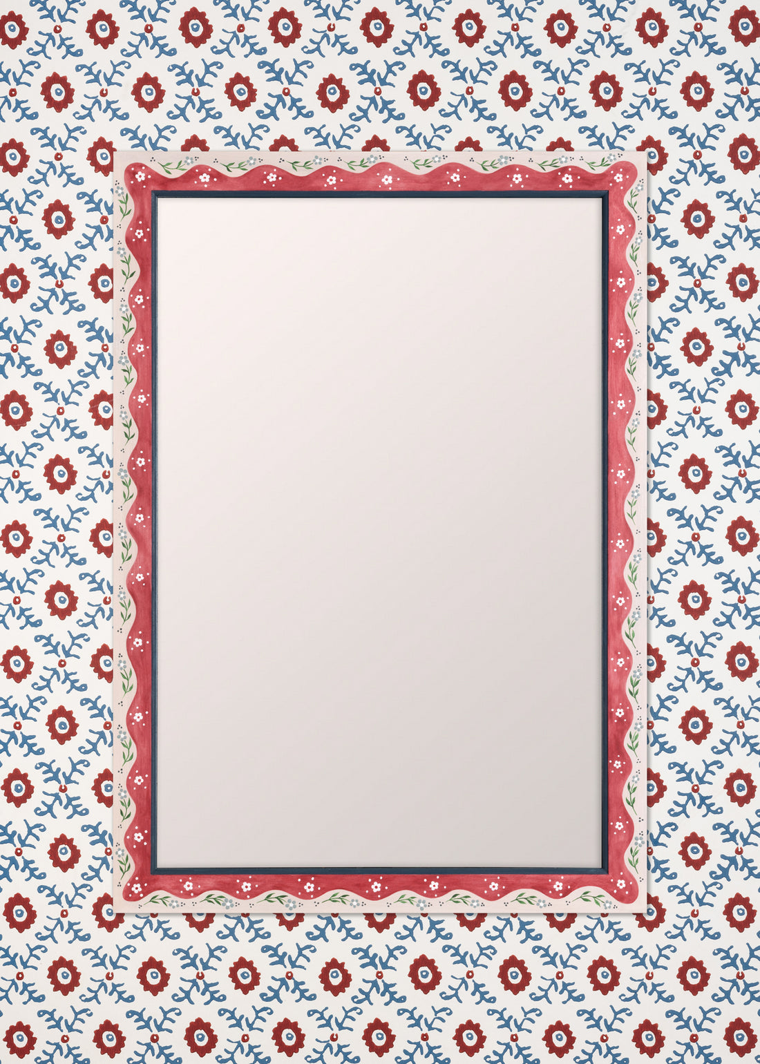 May Mirror ~ Crimson, Large – Tess Newall