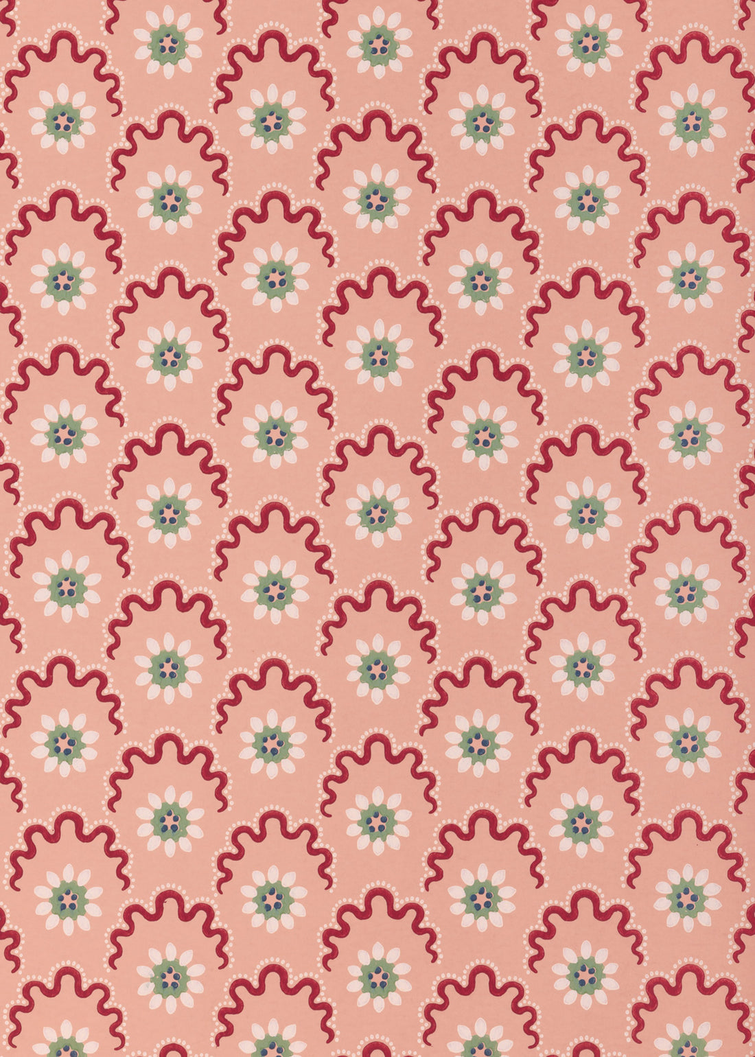 Ida Wallpaper | Mallow | Tess Newall