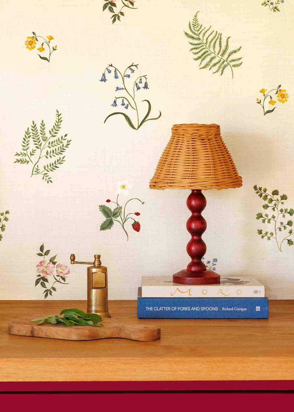 Herbarium Wallpaper | Wildflower | Tess Newall